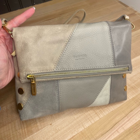 Hammitt | Bags | Hammitt Limited Edition Vip Medium Gray Leather Patchwork Crossbody Bag | Poshmark